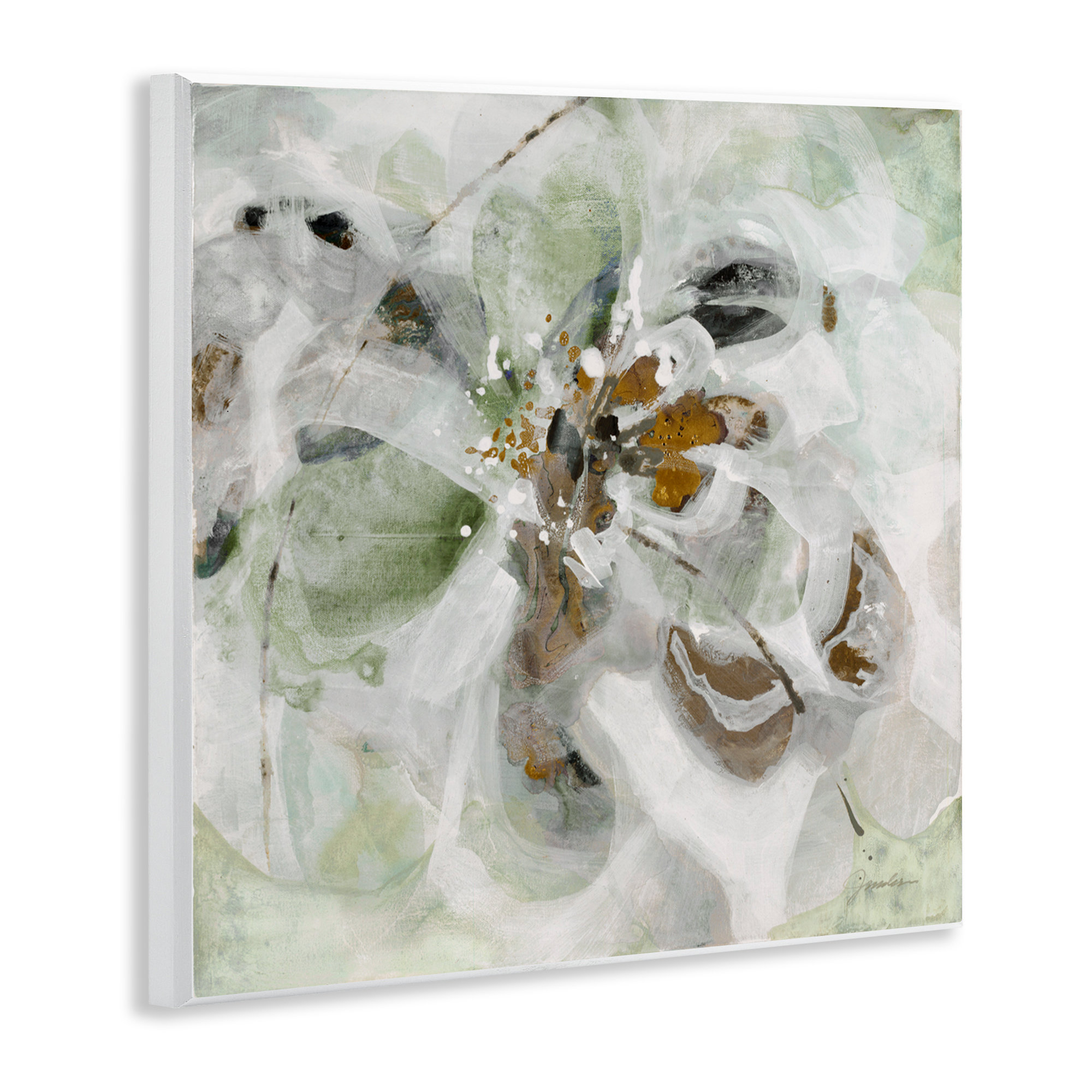 Hokku Designs Solemn Neutrals Abstraction Wall Plaque, design by Liz ...
