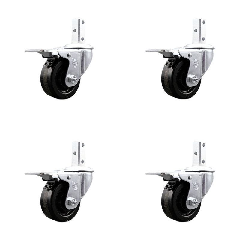 Service Caster Square Stem Caster | Wayfair