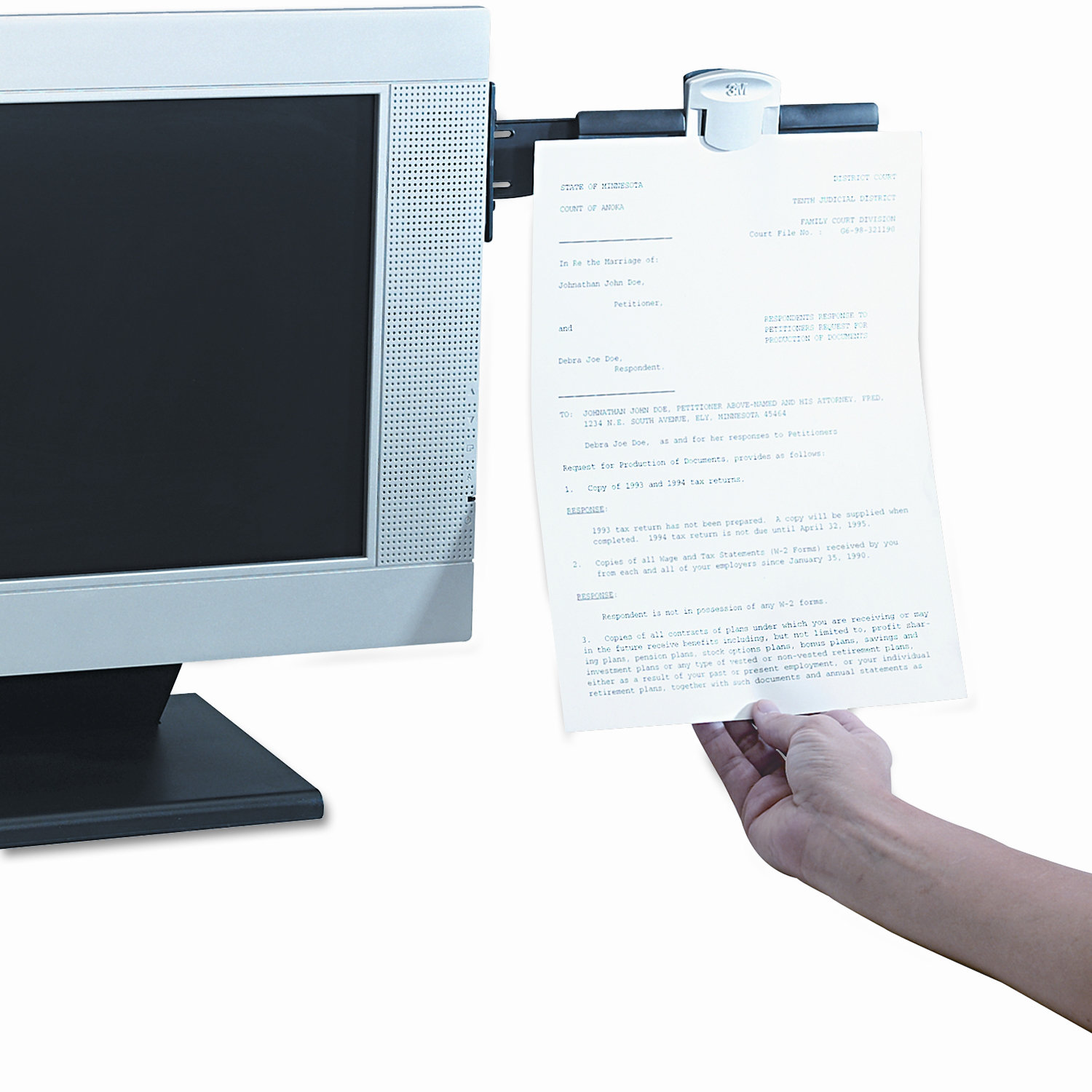 3M Swing Arm Copyholder Adhesive Monitor Mount & Reviews - Wayfair Canada