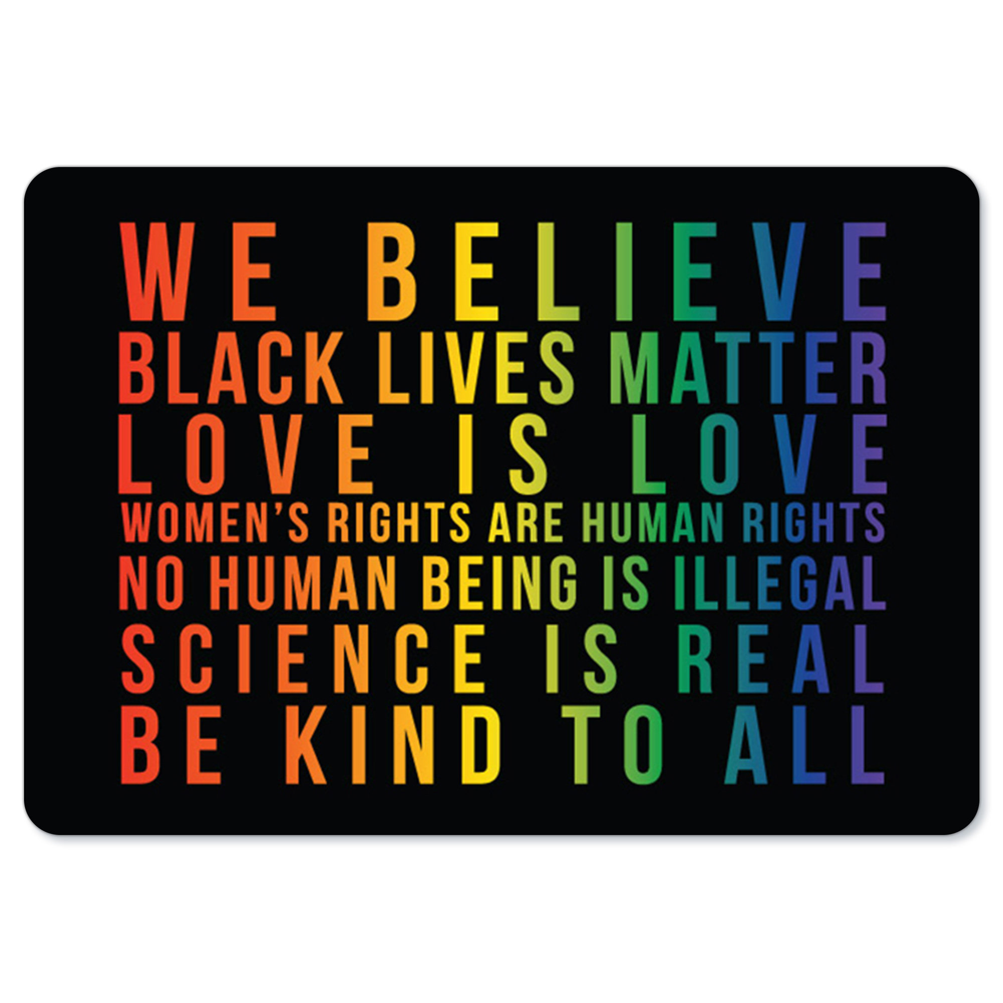 SignMission BLM Sign - Black Lives Matter Be Kind To All/BLM8 | Wayfair