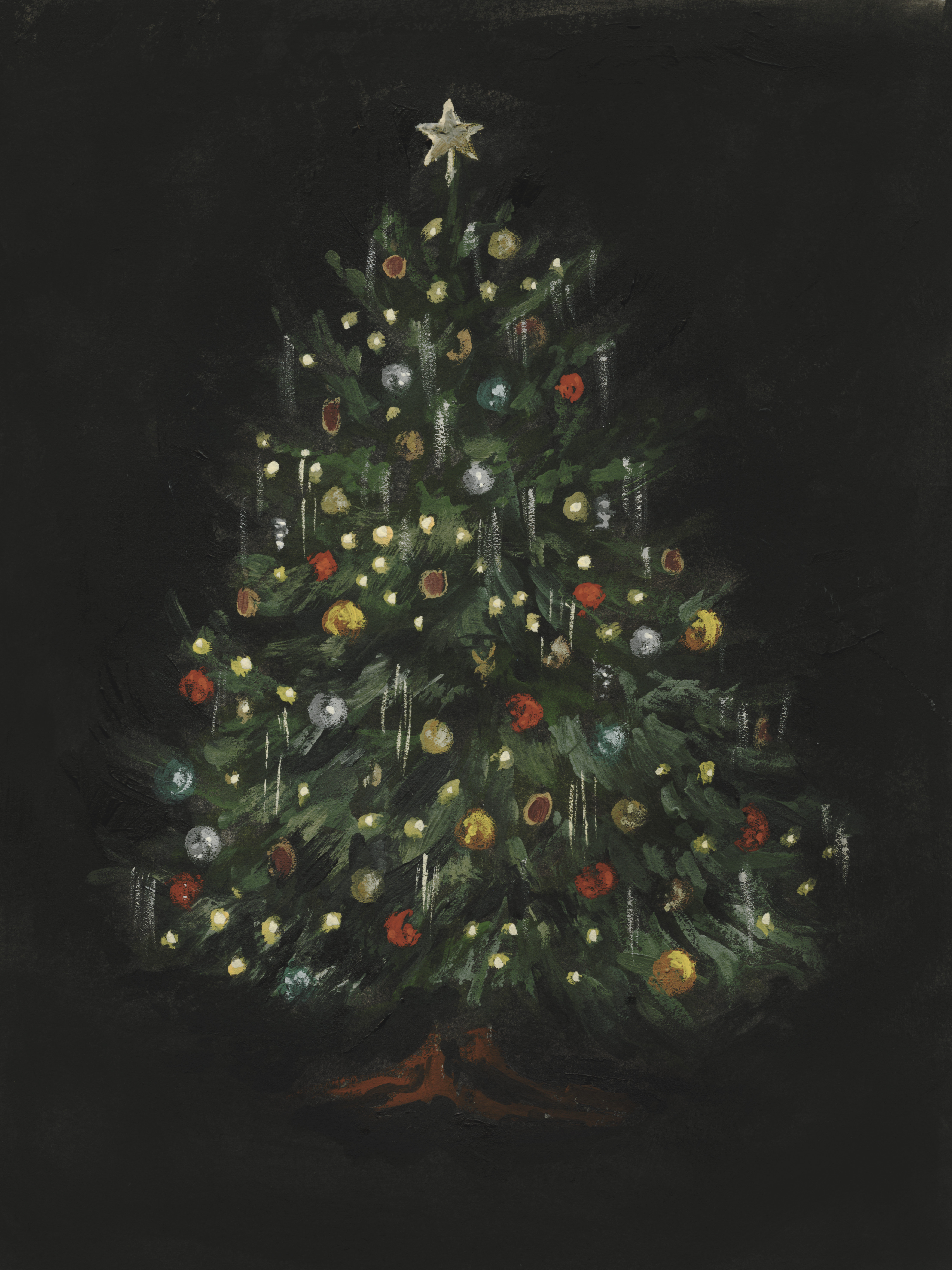 17 Stories Moody Christmas Tree II | Wayfair.co.uk