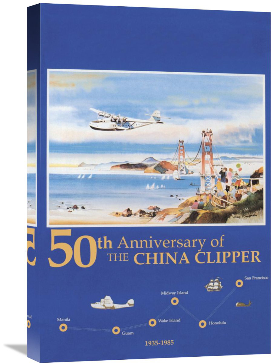 Global Gallery '50th Anniversary of the China Clipper' Vintage ...