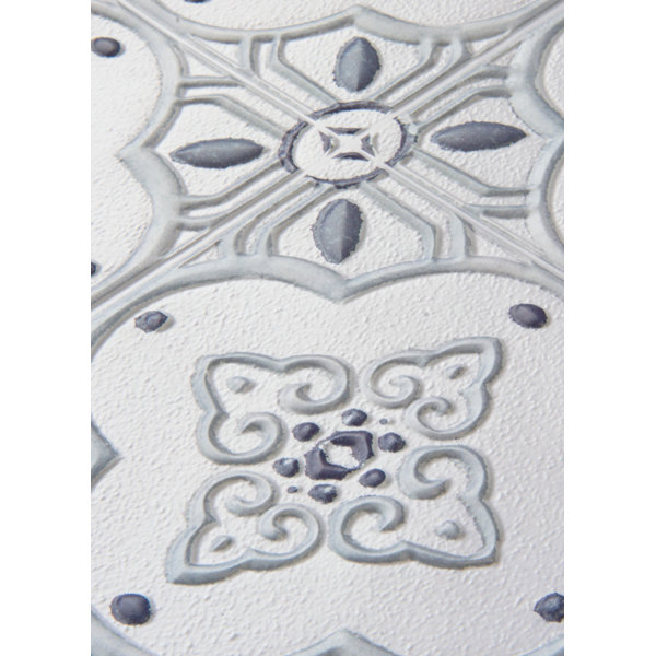 WallPops! Clover Embossed Peel & Stick Backsplash Tile Decal | Wayfair