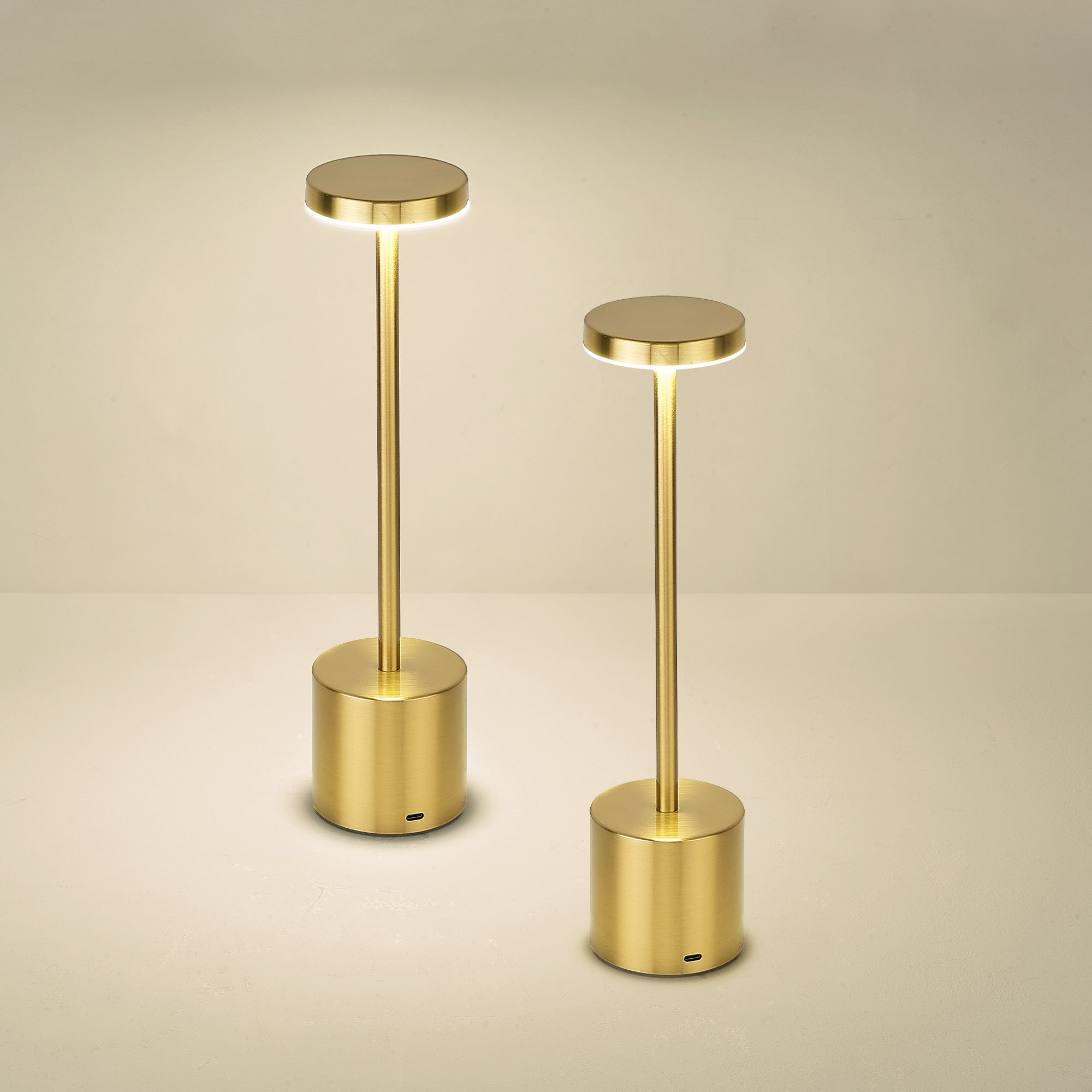 Mercer41 Cordless LED Dimmable Table Lamps Touch Control, Rechargeable ...