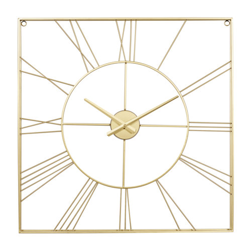 Gold Wall Clocks You'll Love | Wayfair