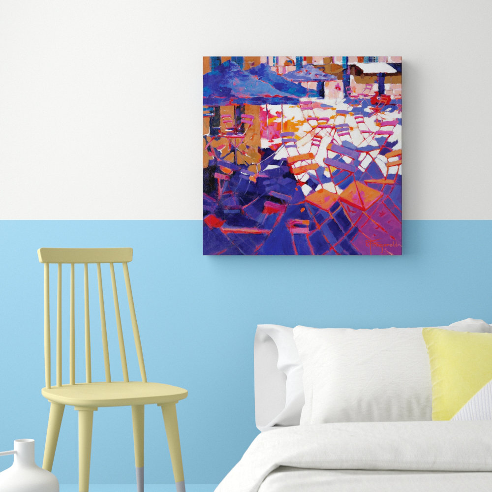 East Urban Home 'Al Fresco Late' Art Print on Canvas | Wayfair.co.uk