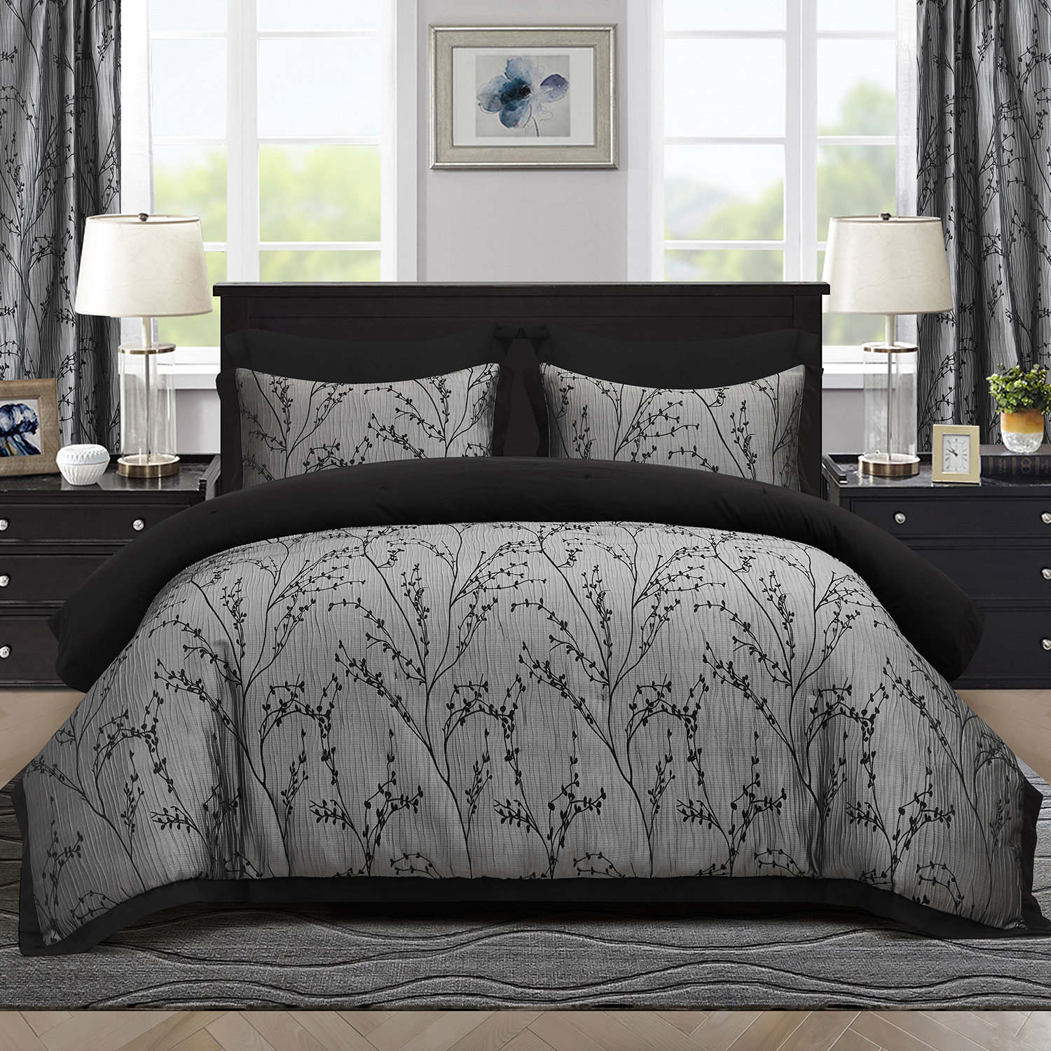 Homechoice International Group 7 Pieces Jacquard Patchwork Comforter ...