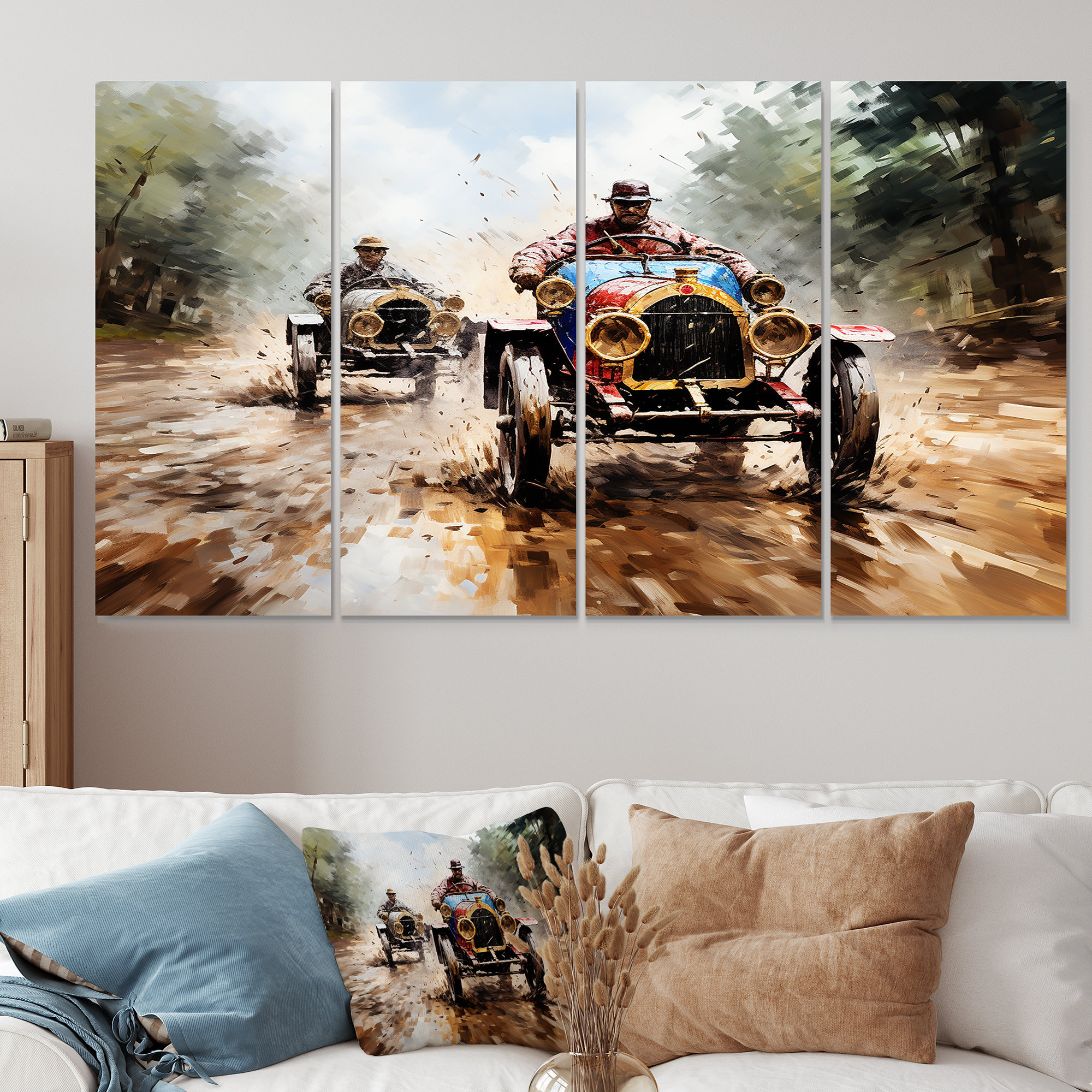 Trent Austin Design® Vintage 1930S Race Car Tracks III - Race Tracks 4 ...