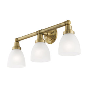 Lark Manor™ Mathias 3-Light Dimmable Vanity Light & Reviews | Wayfair
