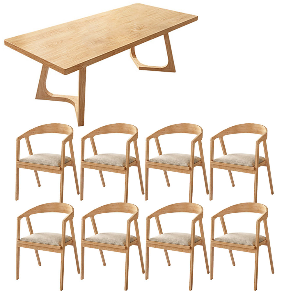 Waagy Nordic style simple solid wood dining table set | Wayfair
