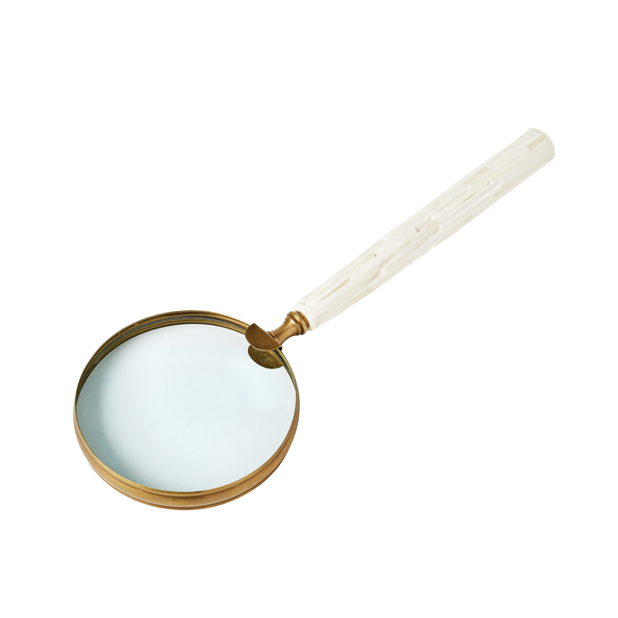 Studio A Chiseled Bone Magnifying Glass & Reviews | Perigold