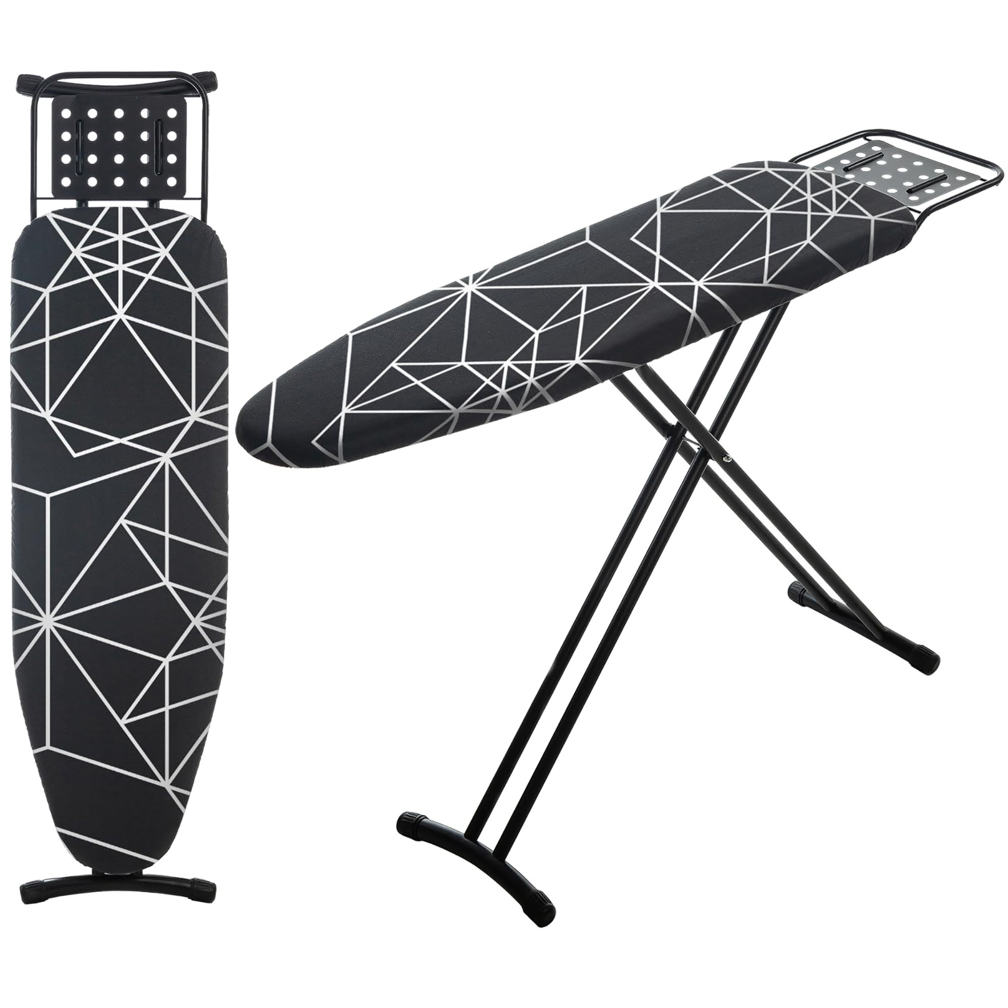 VIVOHOME Full Size Compact Ironing Board with Heavy Duty Ironing Board ...