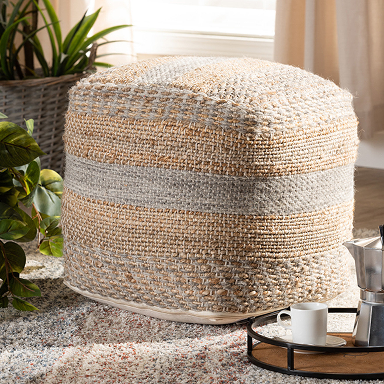Dakota Fields Boulouparis (chef-lieu ) Pouf | Wayfair