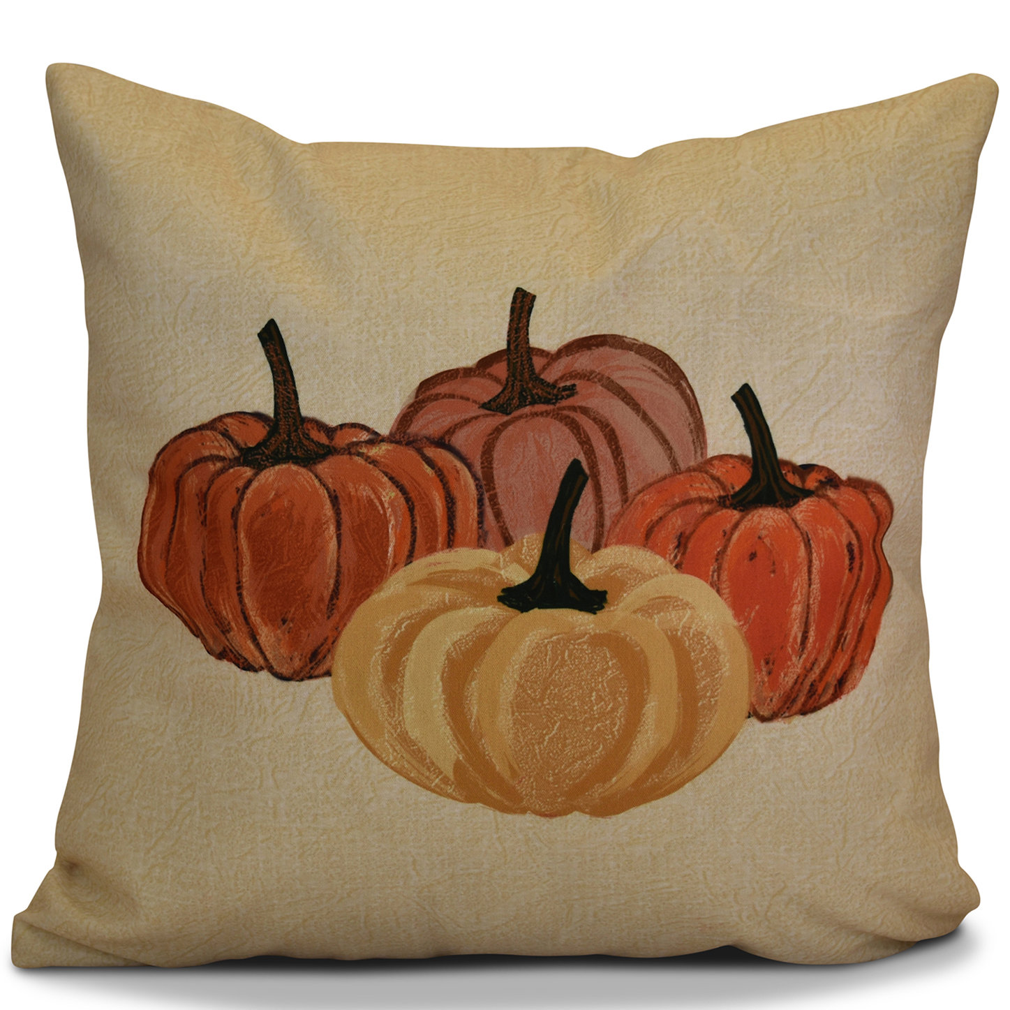 e by design Flipping for Fall Square Outdoor Pillow Cover and Insert ...