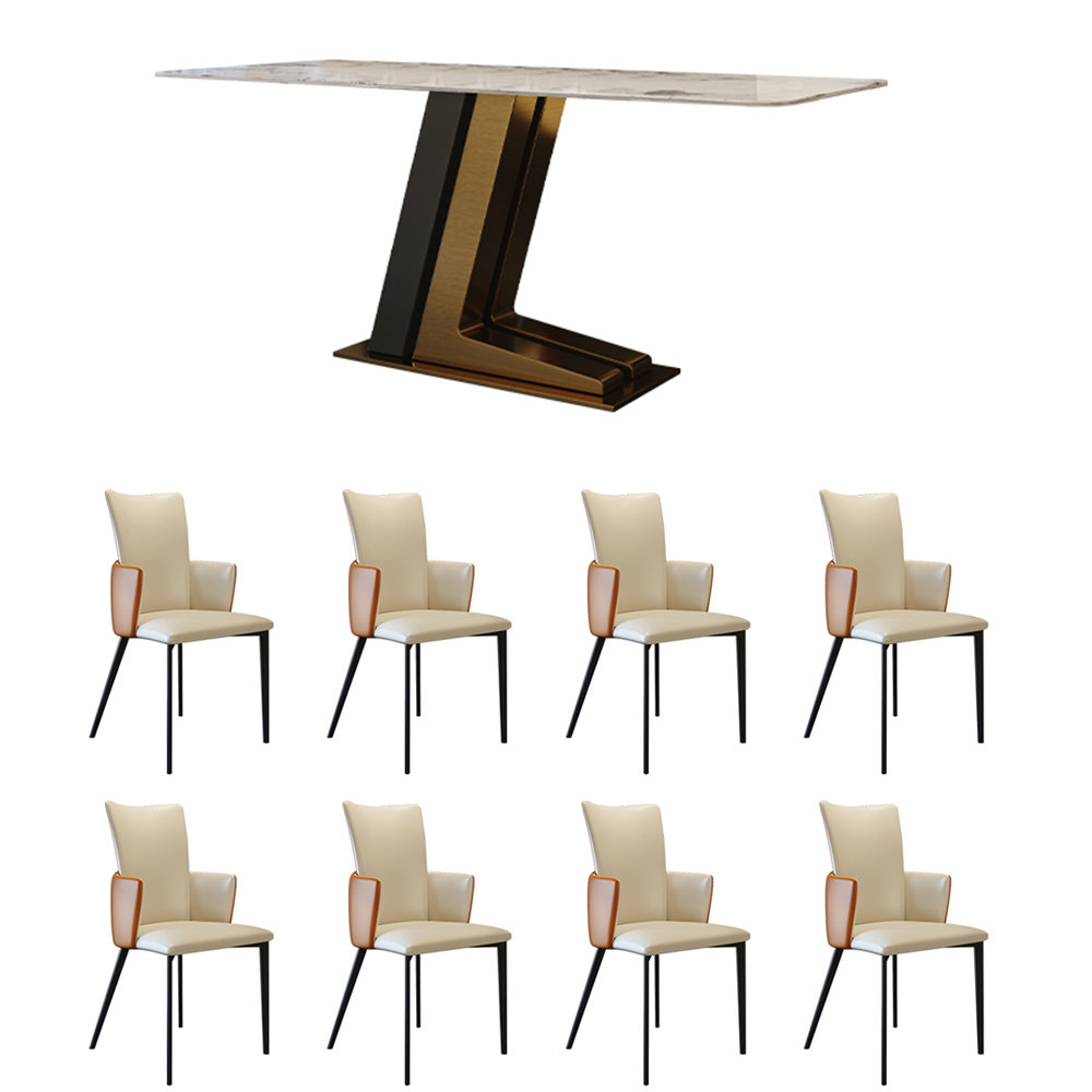 Elamer Simple light luxury high-end dining table set | Wayfair