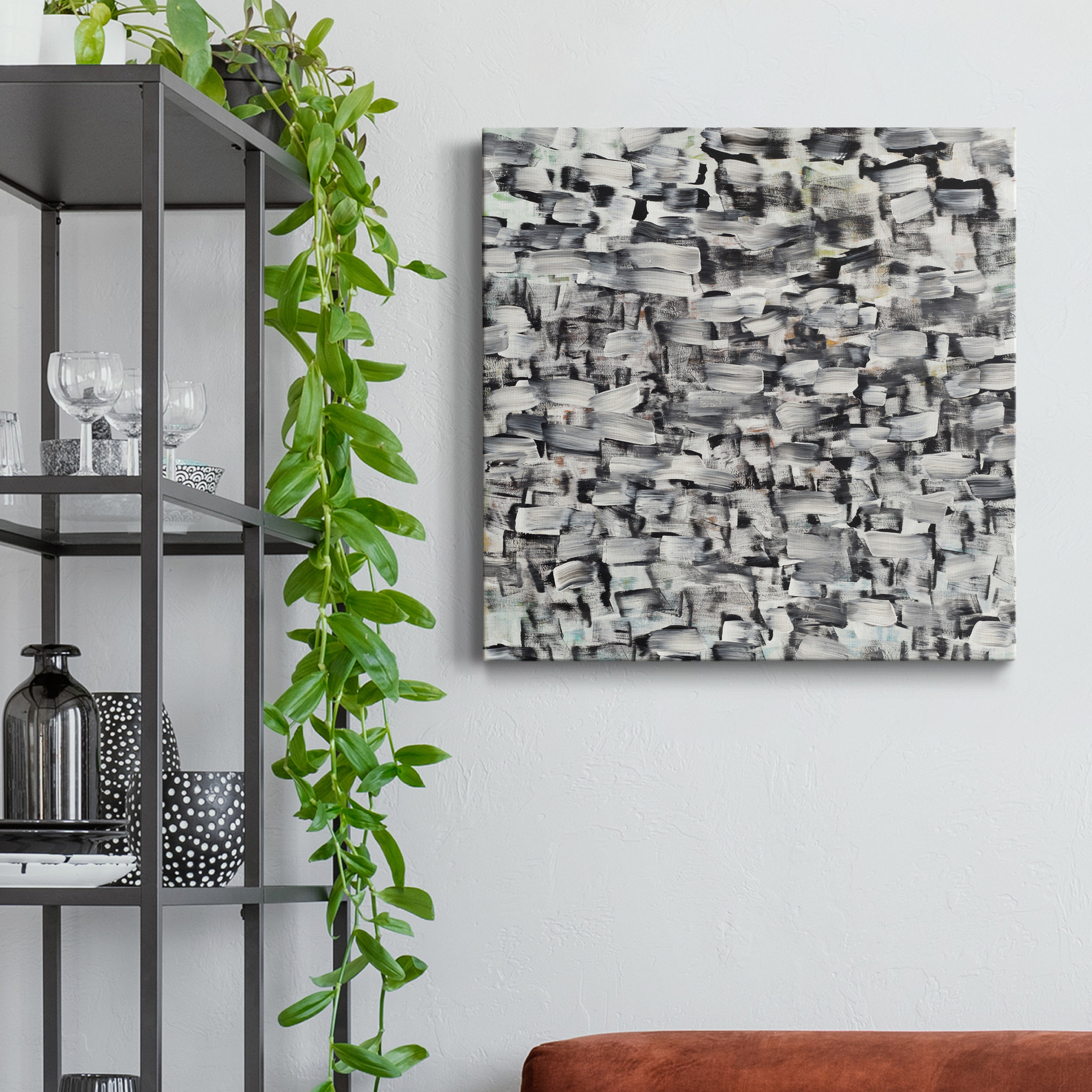 Wrought Studio™ Black And White And All Over - Print | Wayfair