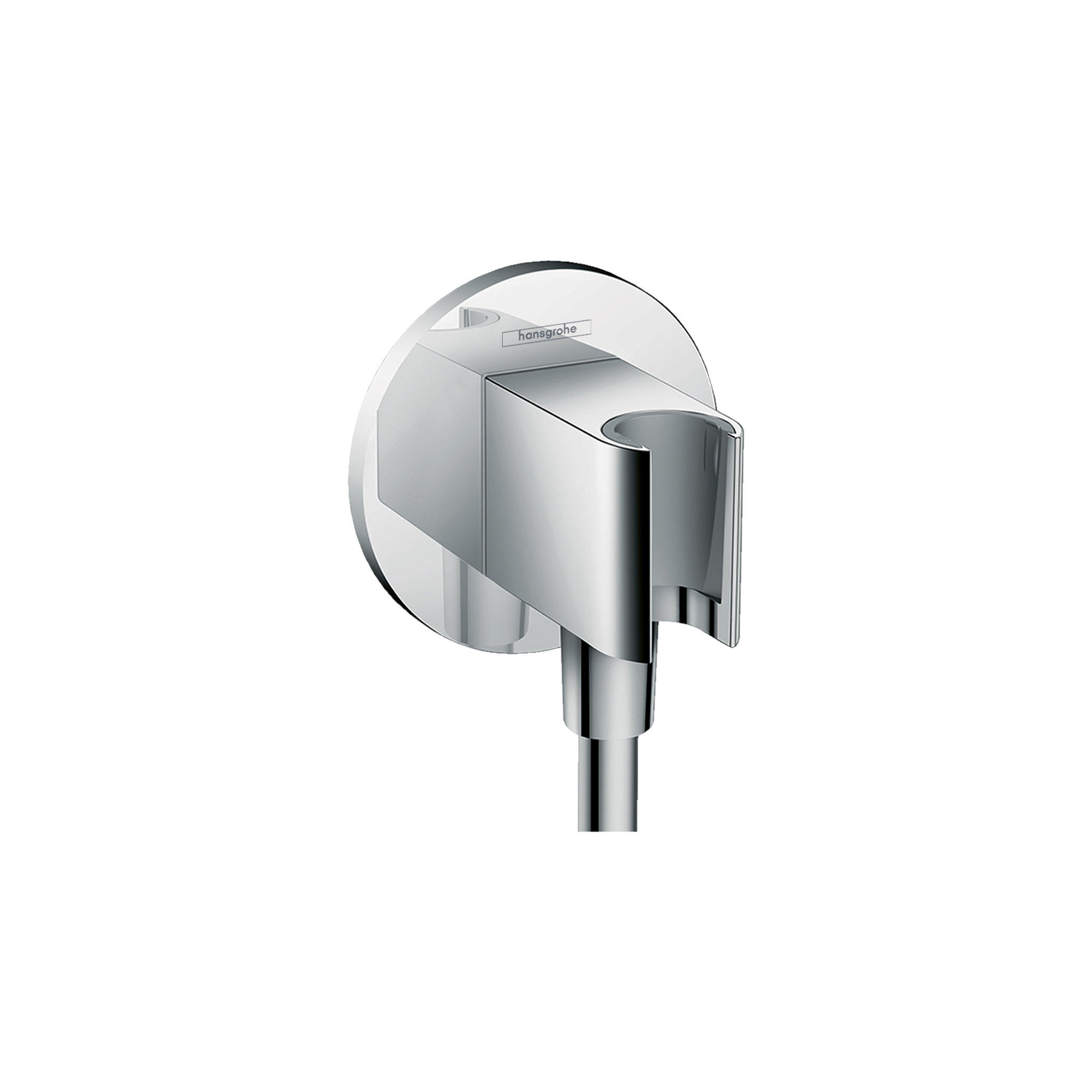 Hansgrohe FixFit Handheld Shower Wall Outlet Thread Connection | Wayfair