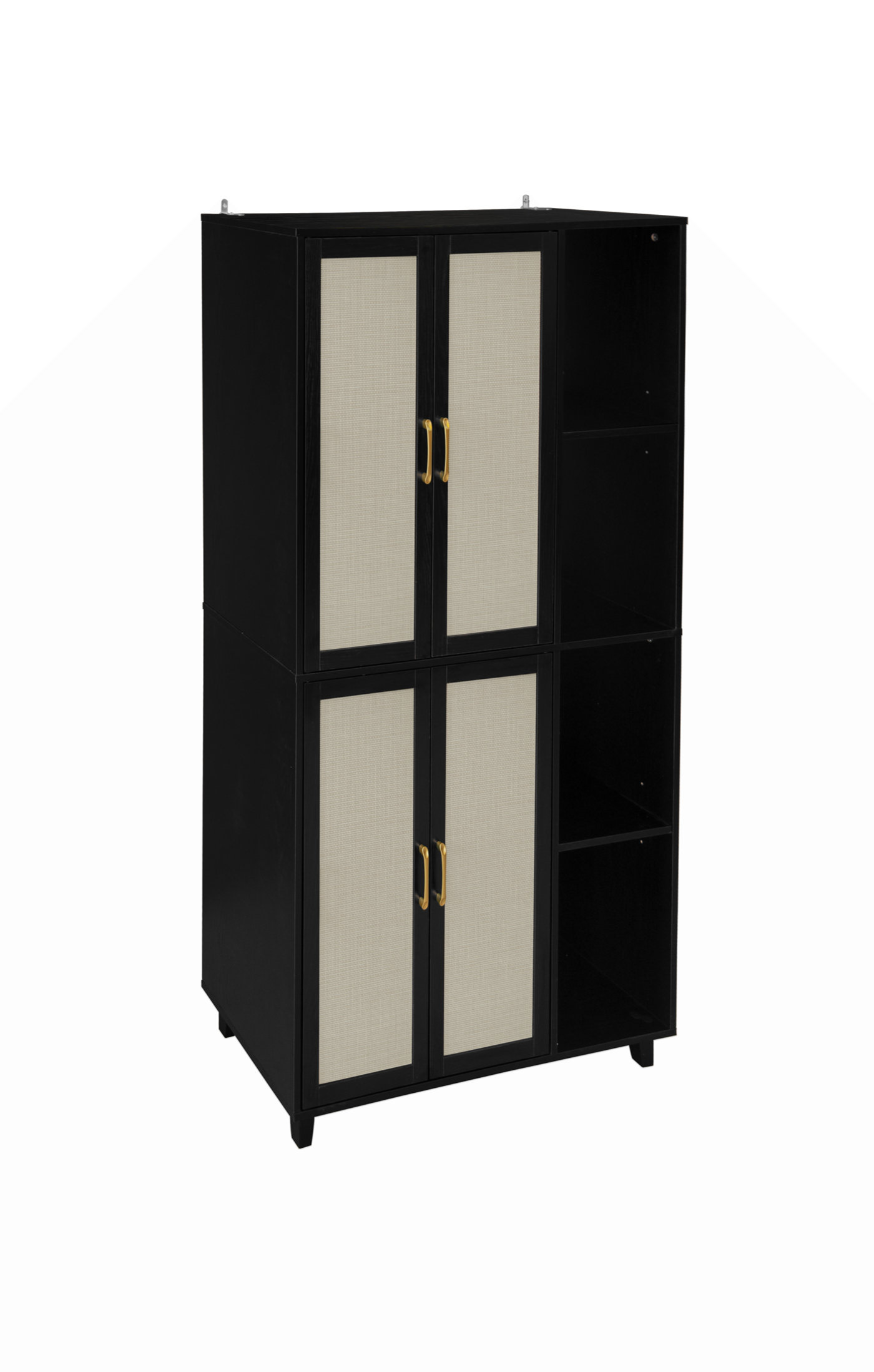 Dakota Fields 4 Door Cabinet With 4 Shelves With 4 Adjustable Inner ...