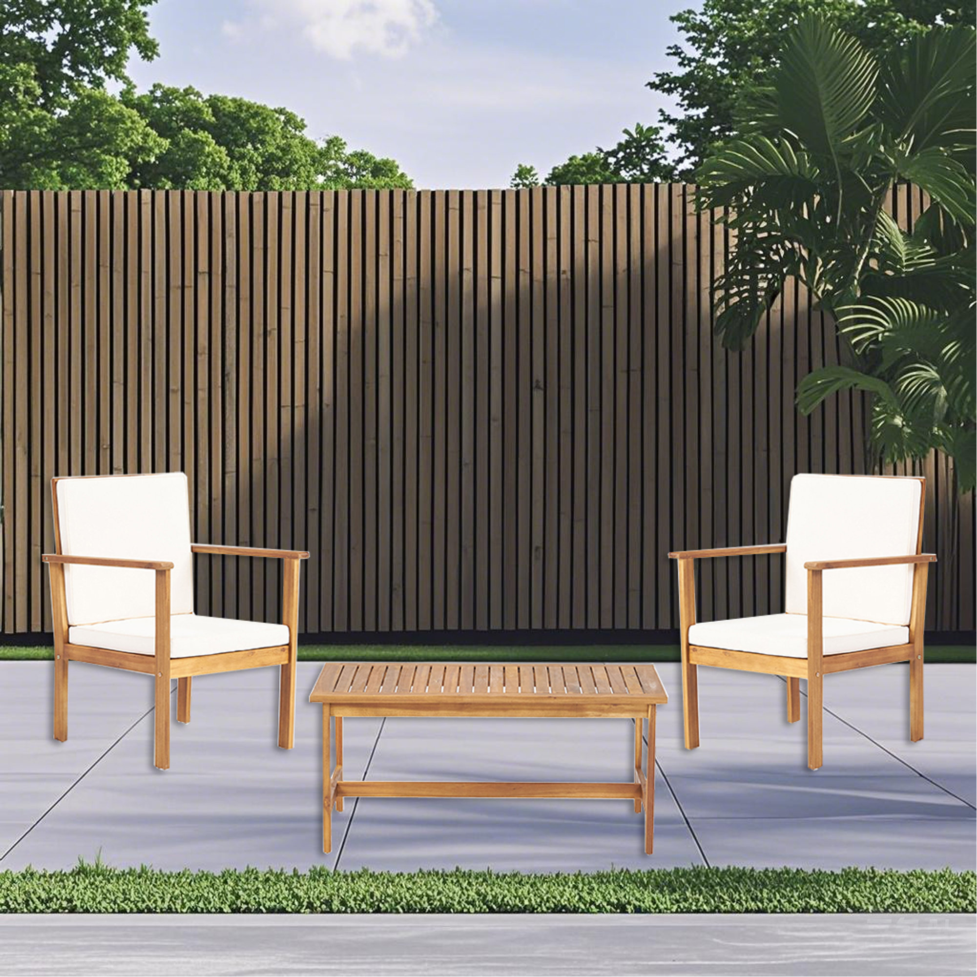 Latitude Run® 2 CLUB CHAIR & TABLE | Wayfair