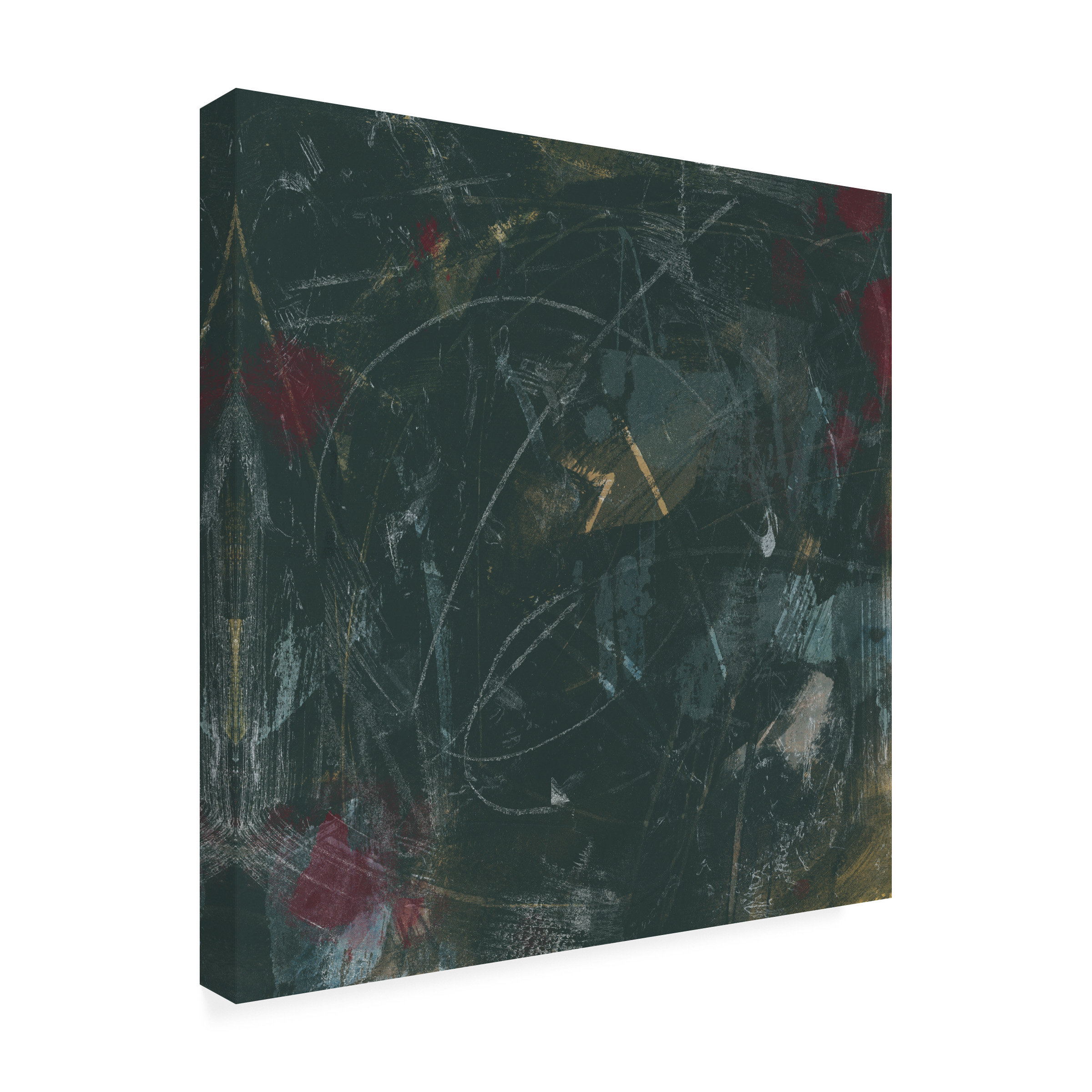 Wrought Studio™ " Midnight Constellation IV " on Canvas | Wayfair