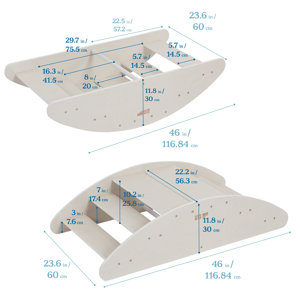 ECR4Kids Rocking Boat and Steps, Play Center | Wayfair