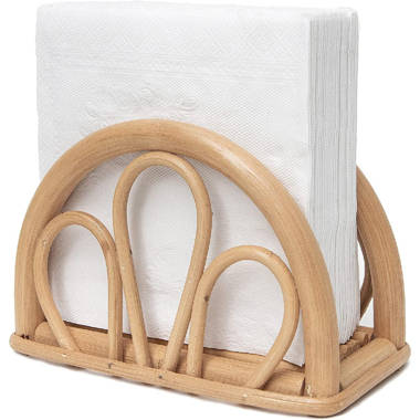 August Grove® Wood Freestanding Napkin Holder | Wayfair