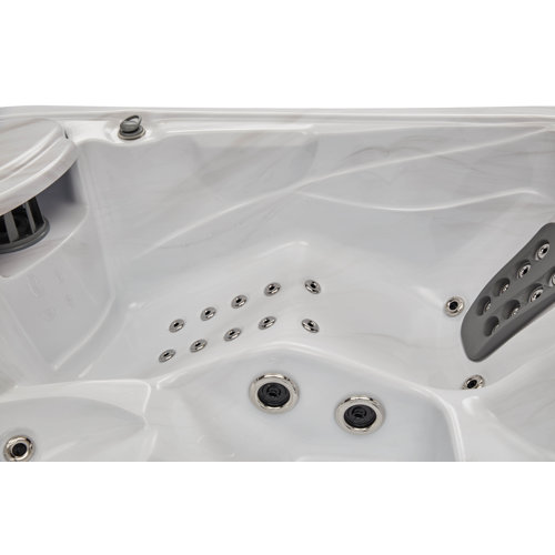 Luxury Spas 240 Volt 47 - Jet Acrylic Rectangle Hot Tub with Ozonator ...
