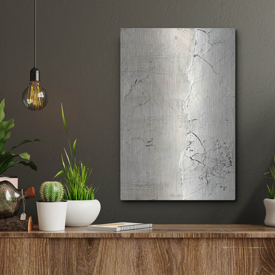 Wrought Studio 'Surface' by Design Fabrikken Metal Wall Art, 12" x 16 ...