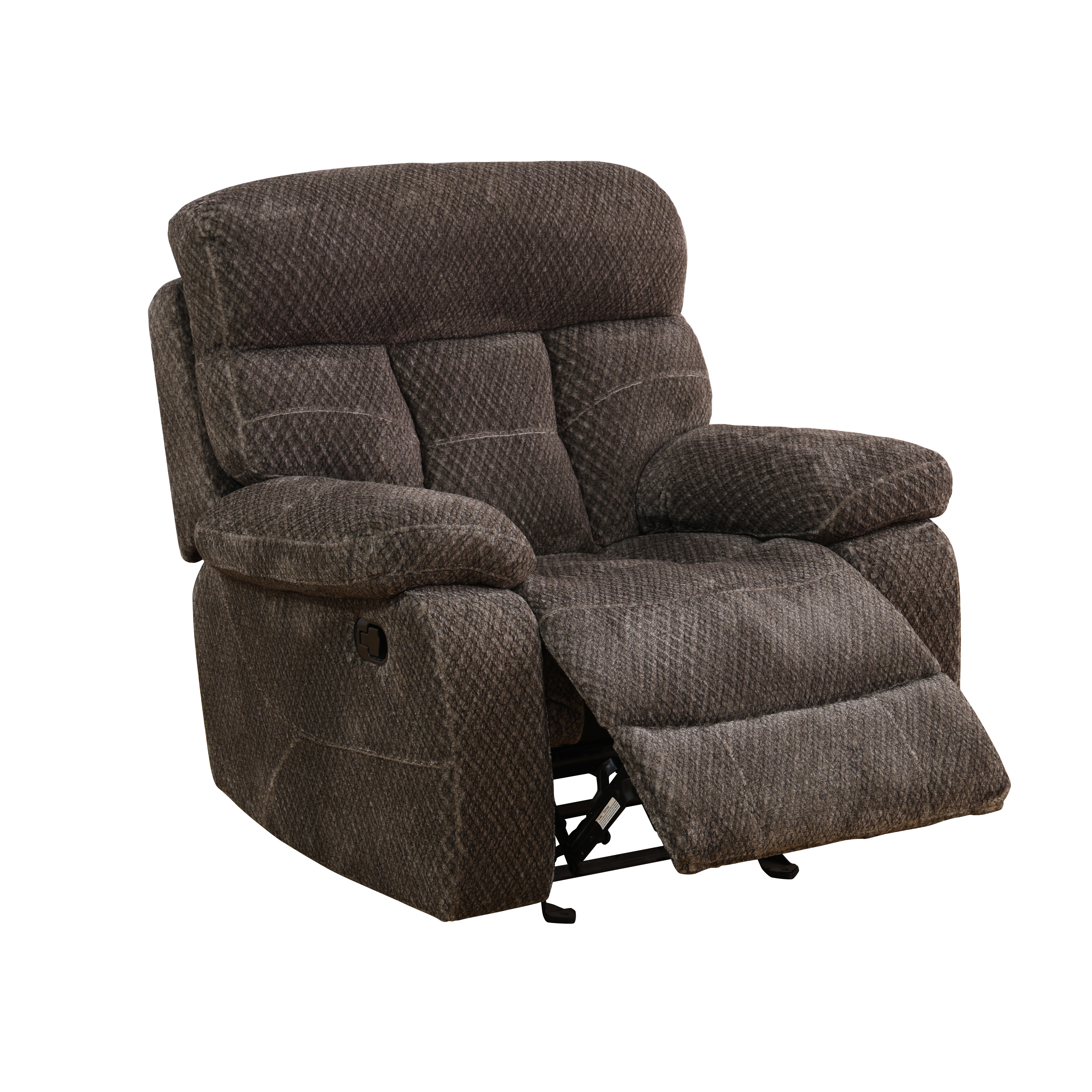 Latitude Run® Dark Brown Microfiber Recliner Chair | Wayfair