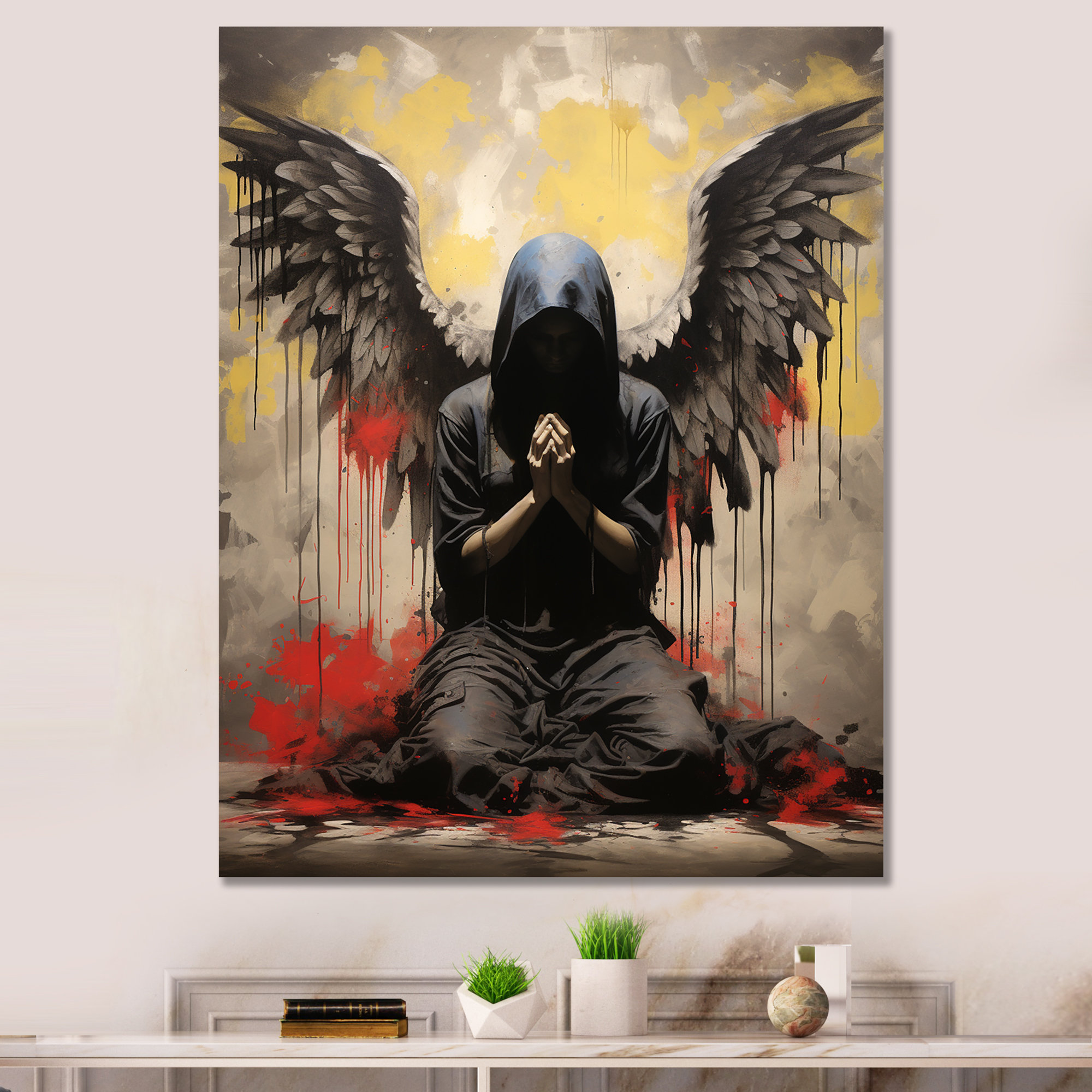 Ivy Bronx " Angel Wings Rebel Street Art III " | Wayfair