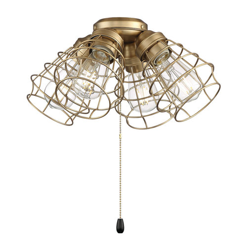 Indoor / Outdoor Ceiling Fan Light Kits You'll Love | Wayfair