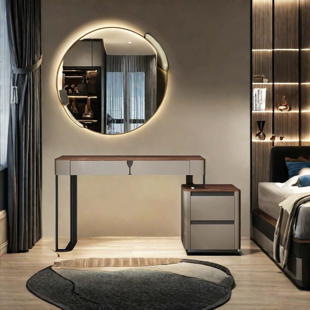 parkerlees Villa Light Luxury High-End Dressing Table | Wayfair