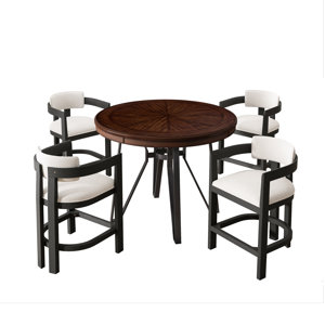 Ebern Designs Jeffers 5-Piece Round Bar Set | Wayfair