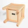 Millwood Pines Dorislee Solid Wood Storage Stool with Drawer, Accent ...