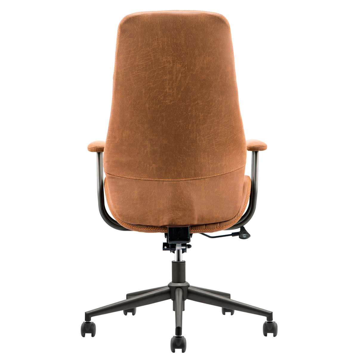 17 Stories Kalysia Ergonomic Suede Office Chair Home Office Desk Chair ...