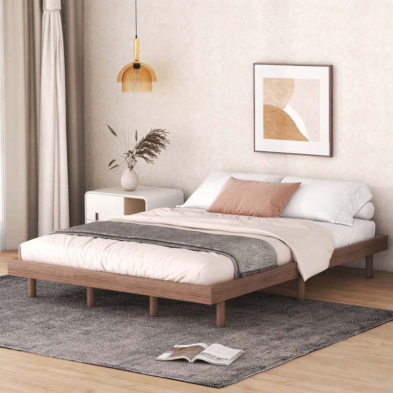 Latitude Run® Modern Design Floating Platform Bed Frame | Wayfair