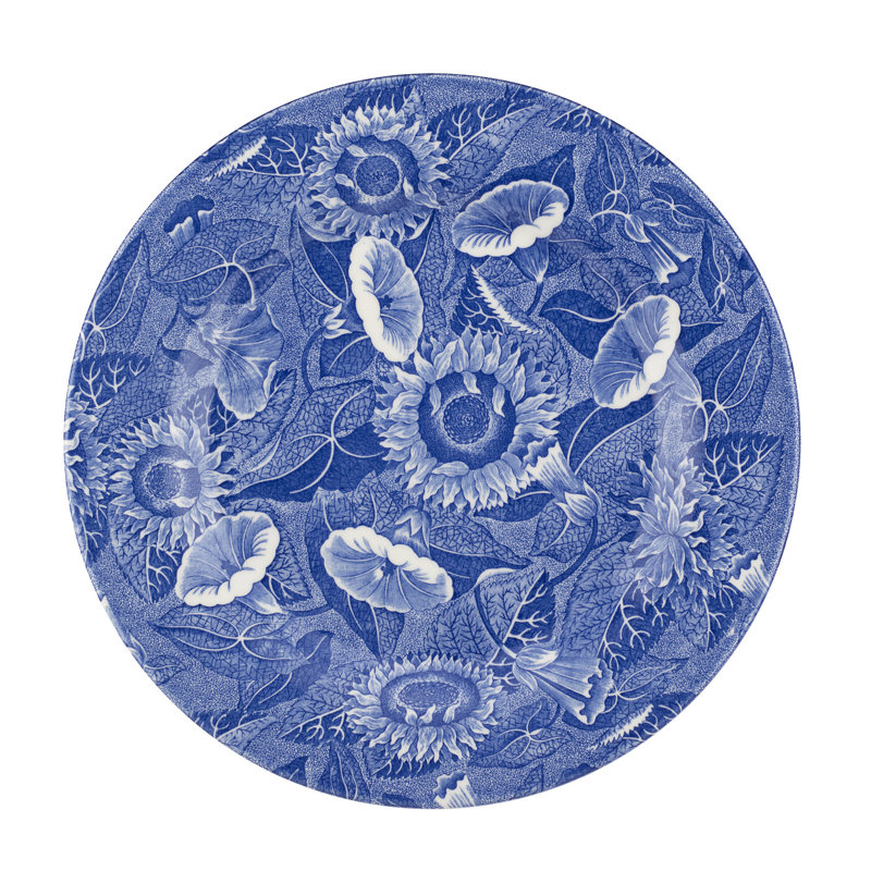 Spode Blue Room Dinner Plate 11" Sunflower & Reviews | Wayfair