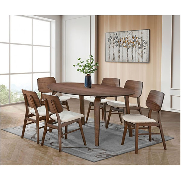 AndrewHomeStudio Eaveins 7-pcs Dining Table Set | Wayfair