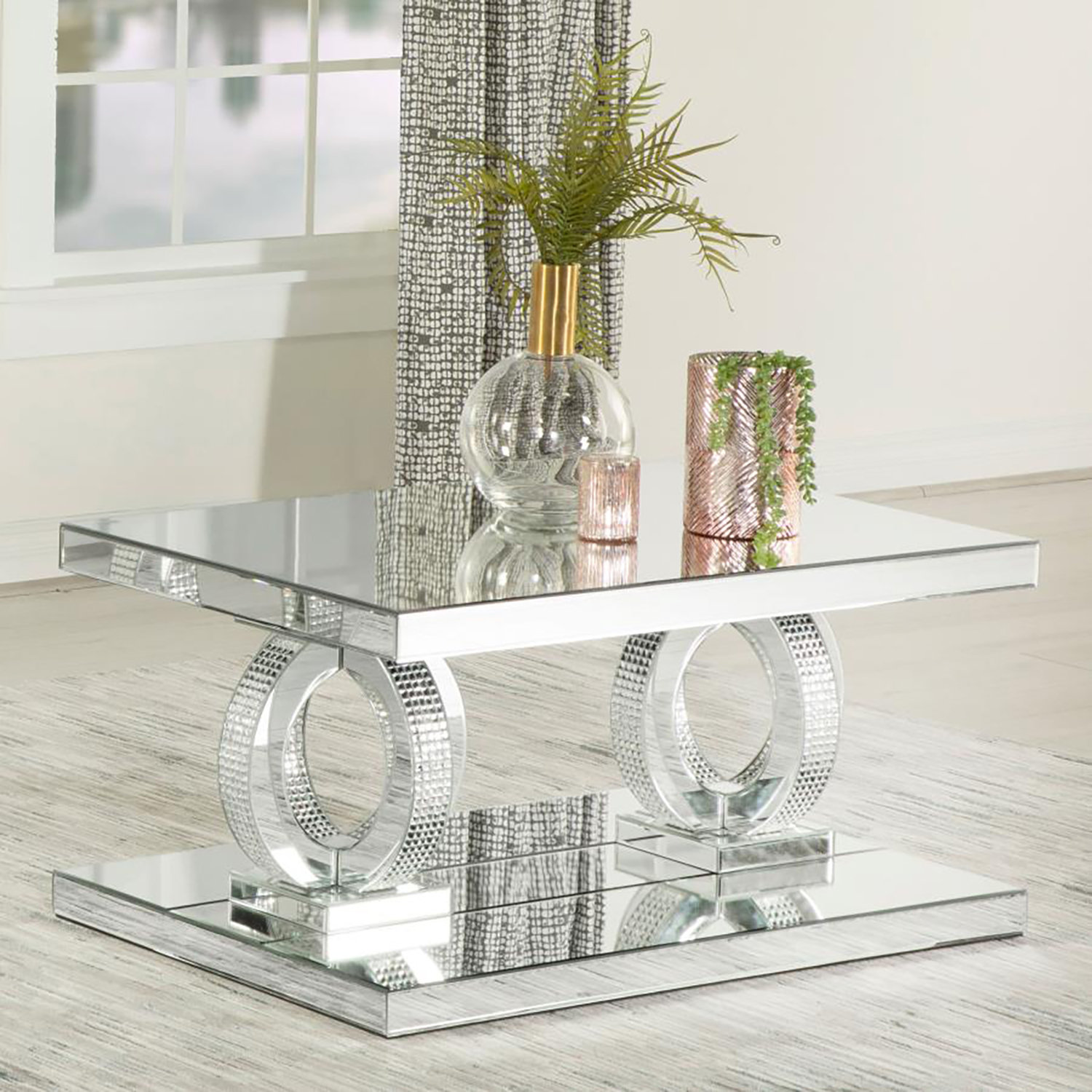 Everly Quinn Dariene Glass Top Coffee Table - Wayfair Canada