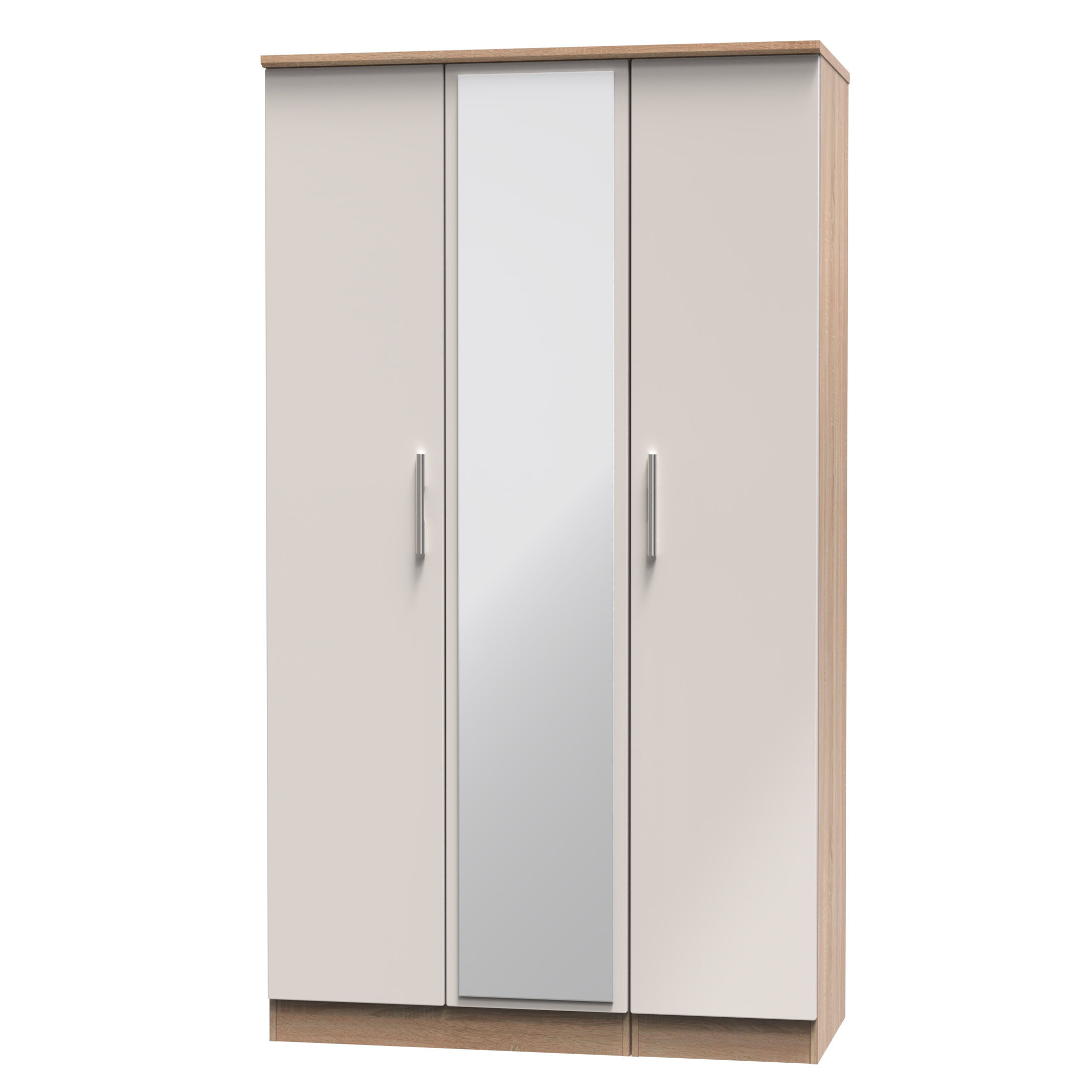 Latitude Run Borgeson Tall Triple Mirror Wardrobe | Wayfair.co.uk