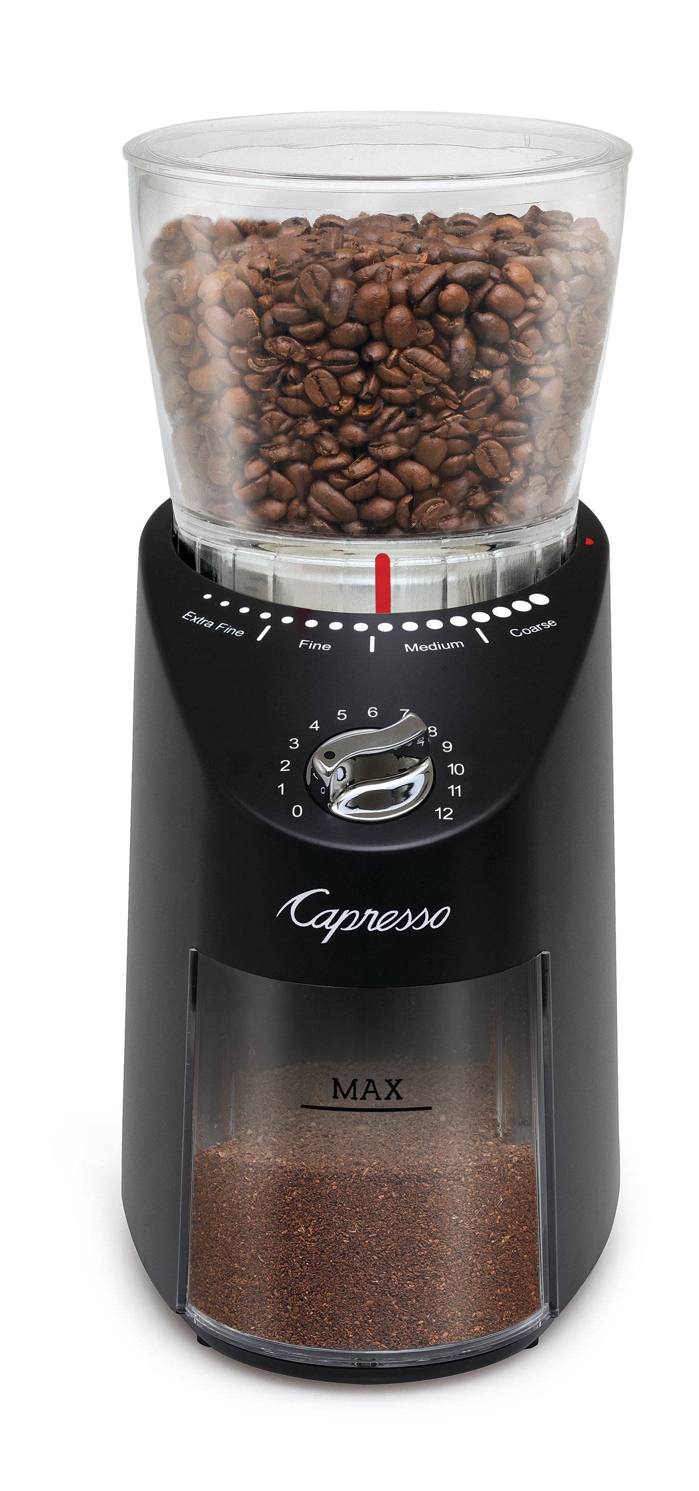 Capresso Infinity Plus Electric Conical Burr Coffee Grinder & Reviews ...
