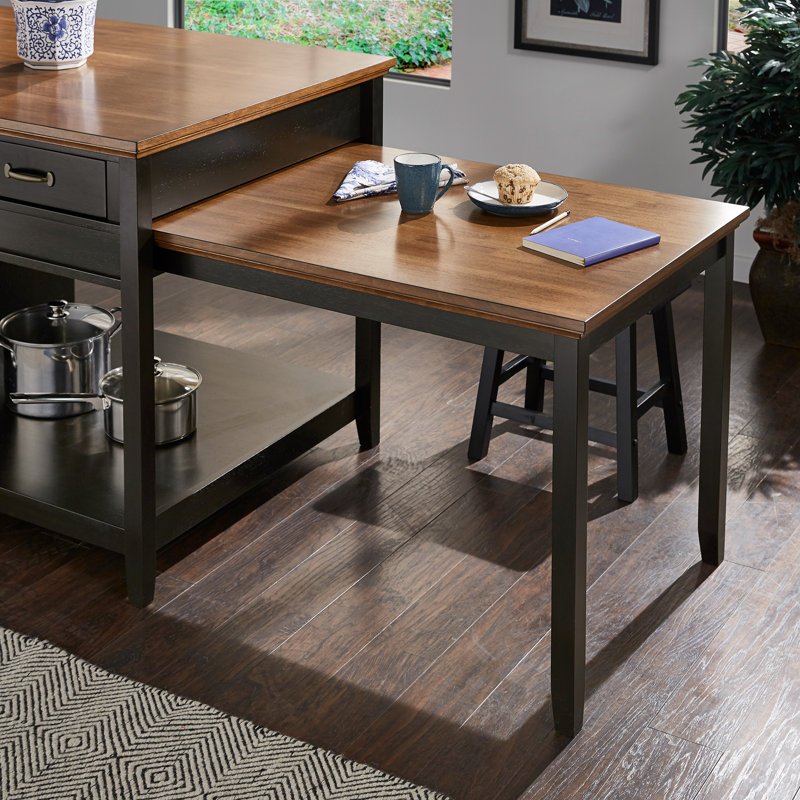 Kingstown Home Spadina Wood Kitchen Island & Reviews | Wayfair