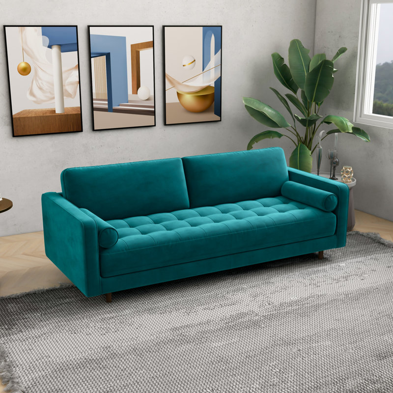 George Oliver Elsner 88'' Upholstered Sofa & Reviews | Wayfair