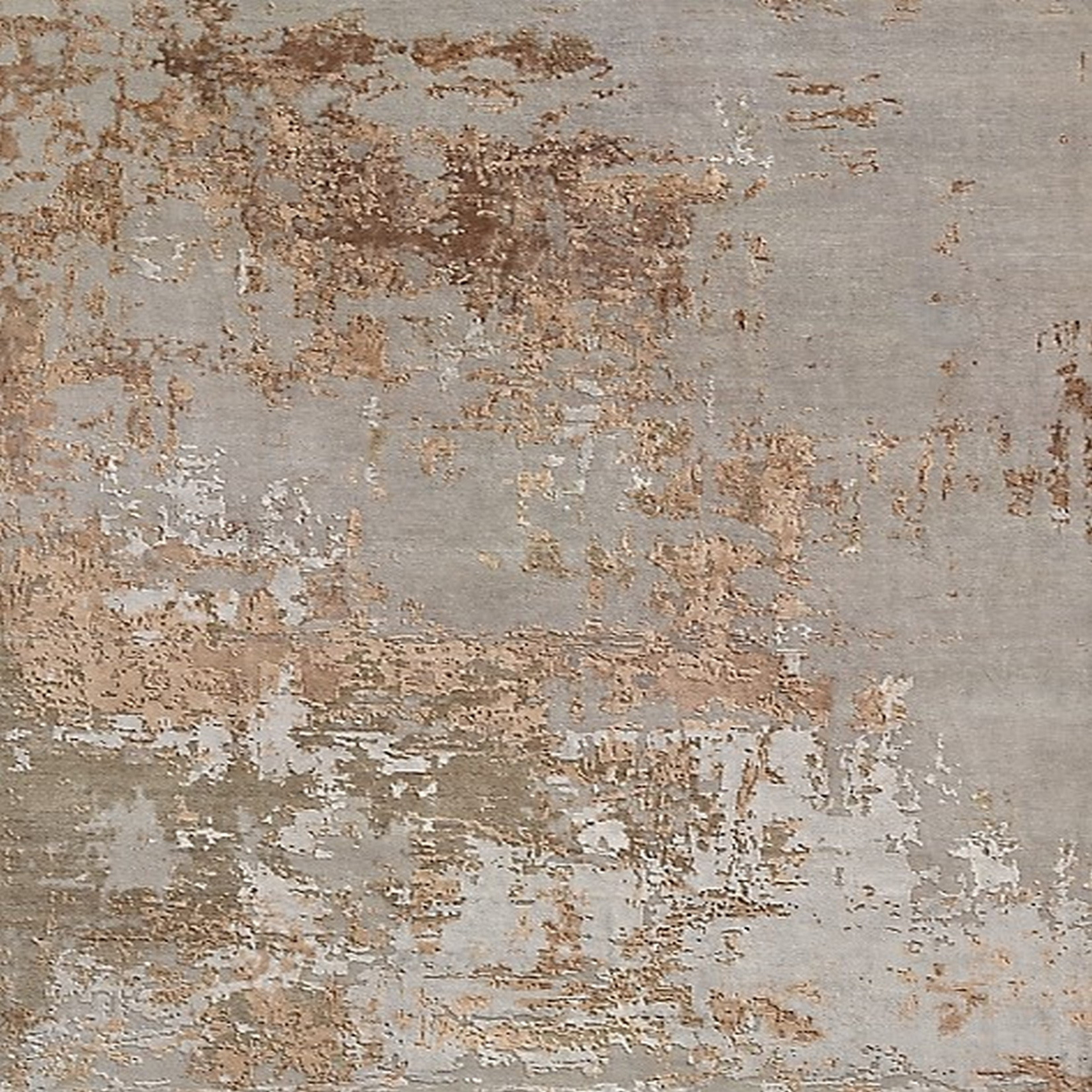 17 Stories Capsicum Abstract Brown/Gray Area Rug | Wayfair