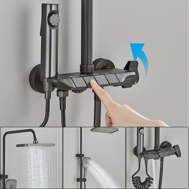 Senlesen Pressure-Balanced (Temperature And Volume) Shower Faucet with ...