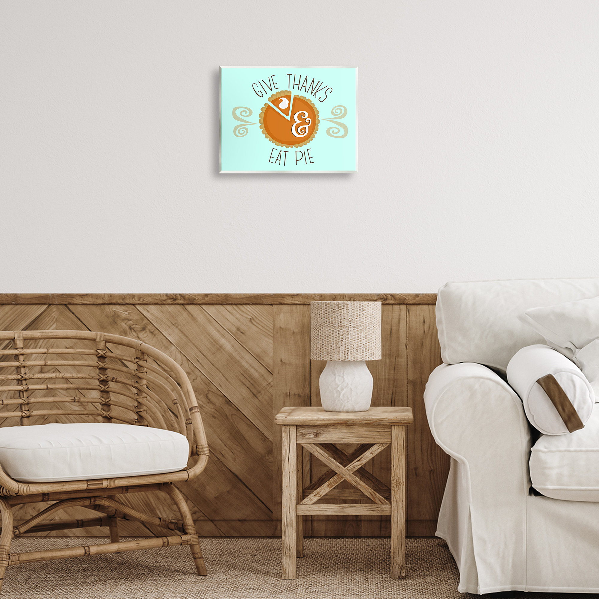 Highland Dunes Give Thanks Eat Pie Wall Plaque, design by Mandy Ford ...