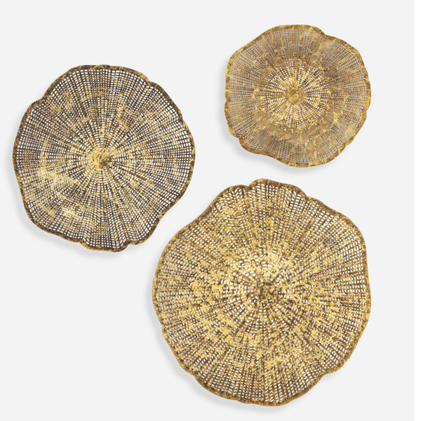 Loon Peak® Gold Metal Wall Decor | Wayfair
