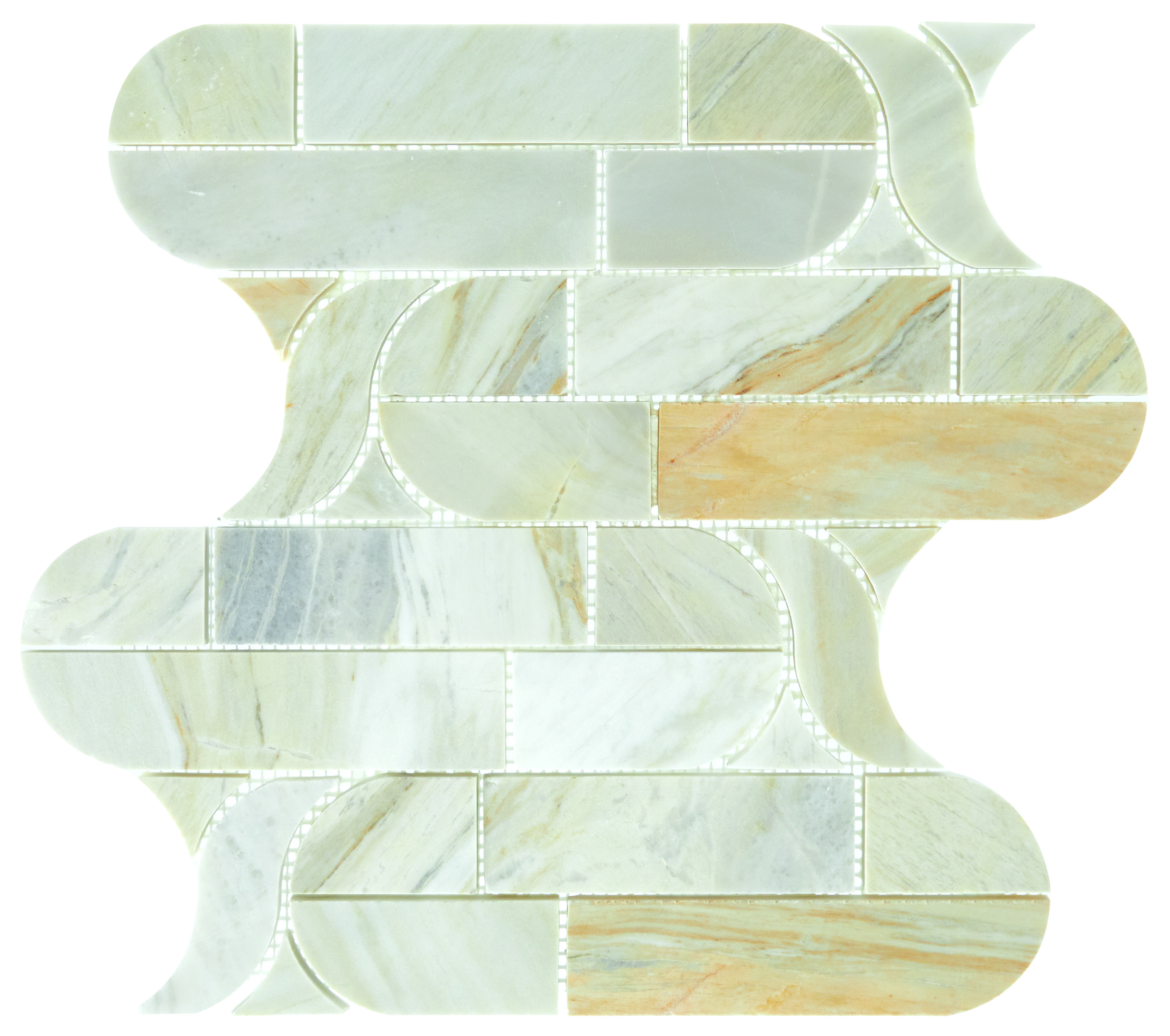 Daltile PIETRA DIVINA Natural Stone Mosaic Wall Tile - Wayfair Canada