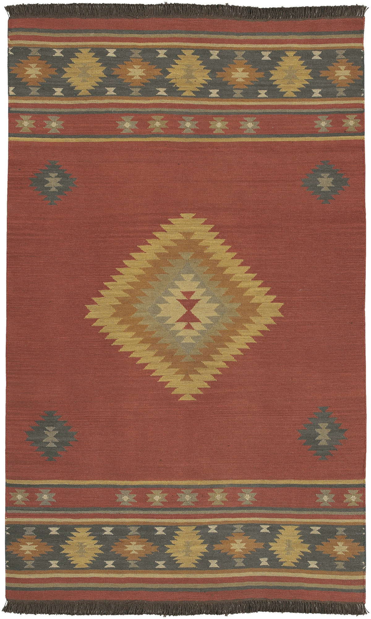 Birch Lane™ Mystica Flatweave Wool Southwestern Rug & Reviews | Wayfair
