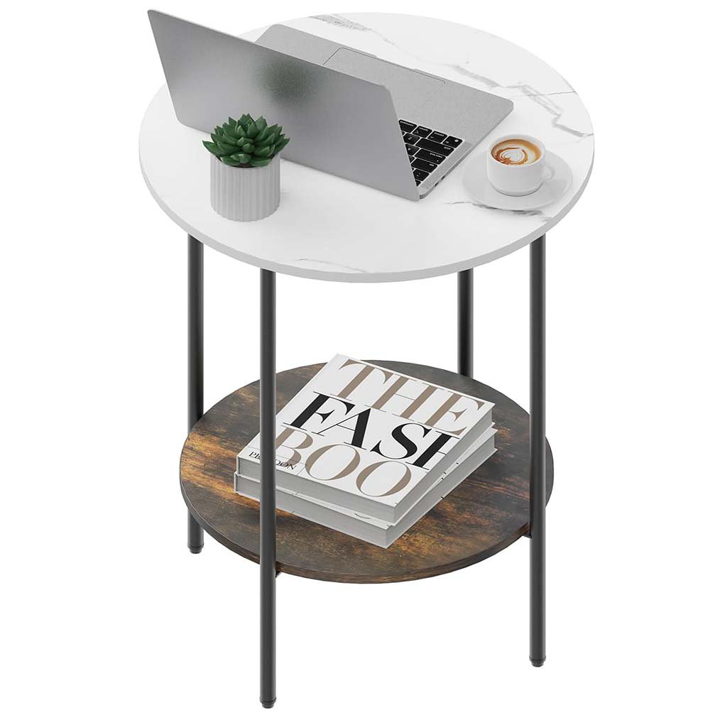 Wrought Studio Room - Sturdy Sidetable With Metal Frame, Modern Small ...